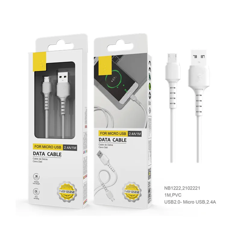 Cable Micro Usb 2.4a 1m Date Cable For Android - Buy Data Cables,Usb ...