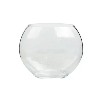 Large Round Clear Glass Fish Bowl - Buy Clear Glass Fish Aquariums ...