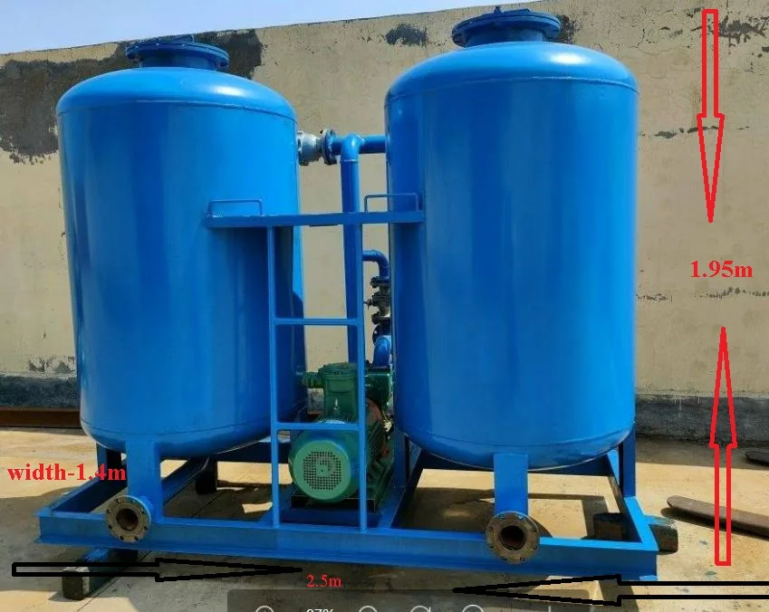 Silica Gel Filter Tank - Purify Black Diesel Oil Efficiently