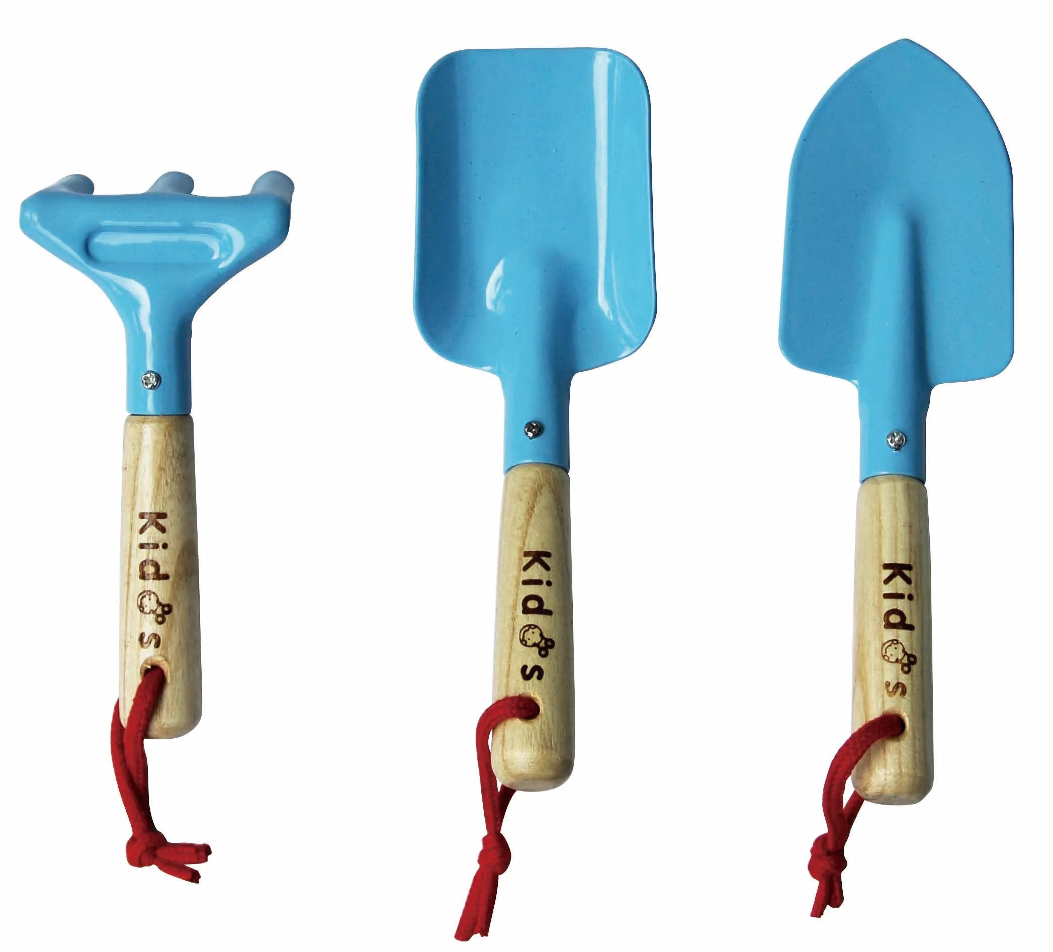 Small Kids Wooden Handle Children 3 Pieces Garden Hand Tools Set - Buy ...