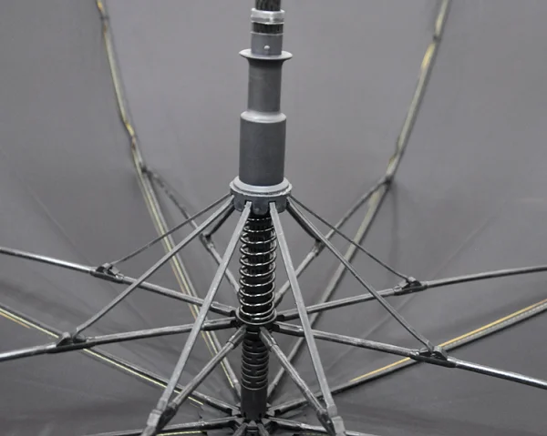 Yellow Golf Umbrella Black Uv Protection Eva Handle Automatic Golf ...