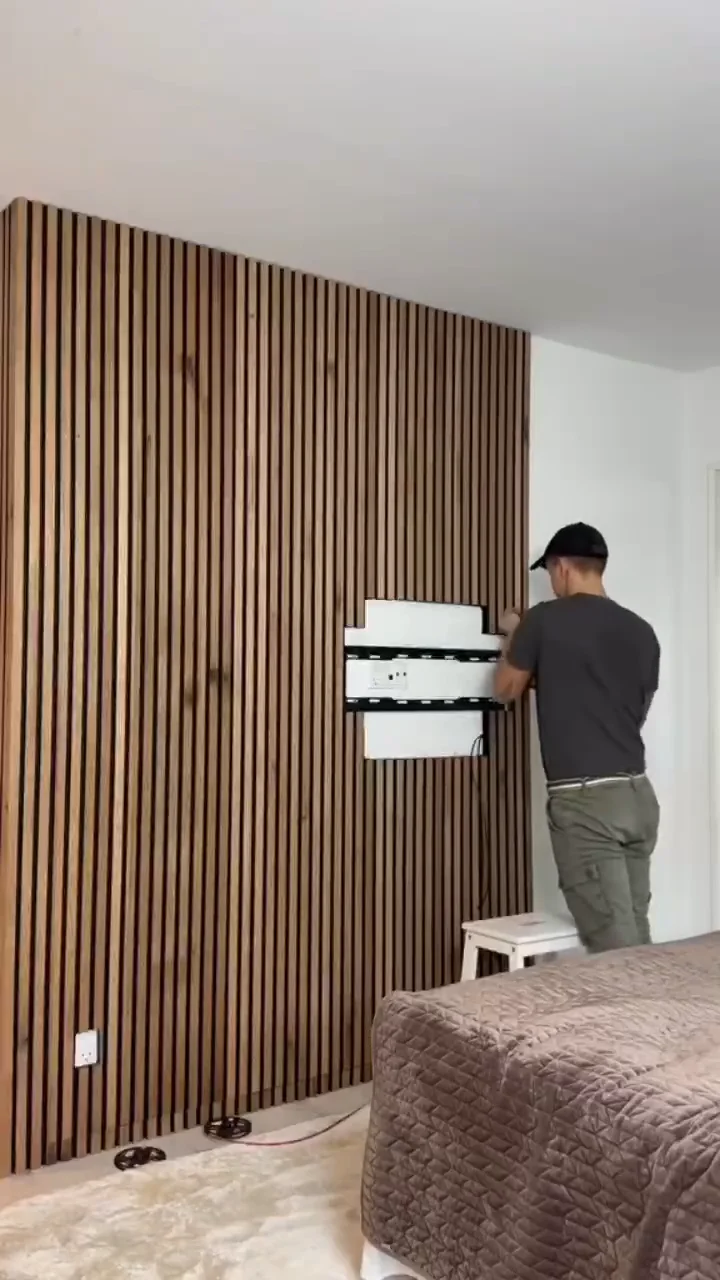 Akupanel Acoustic Slat Panel Wood Panel Wood Modern Interior Sound ...