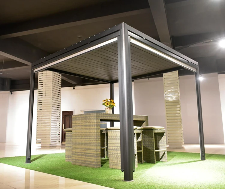 Sunawning Retractable Pergola Bioclimatica Manuale In Alluminio 9700a ...