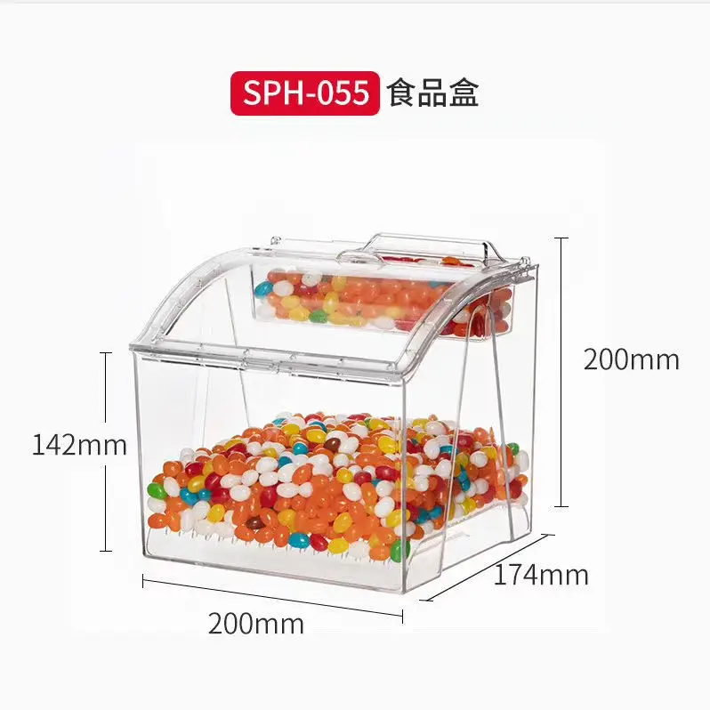 Ecobox Manufacturer Storage Bins Clear Candy Nuts Seeds Container Bulk ...