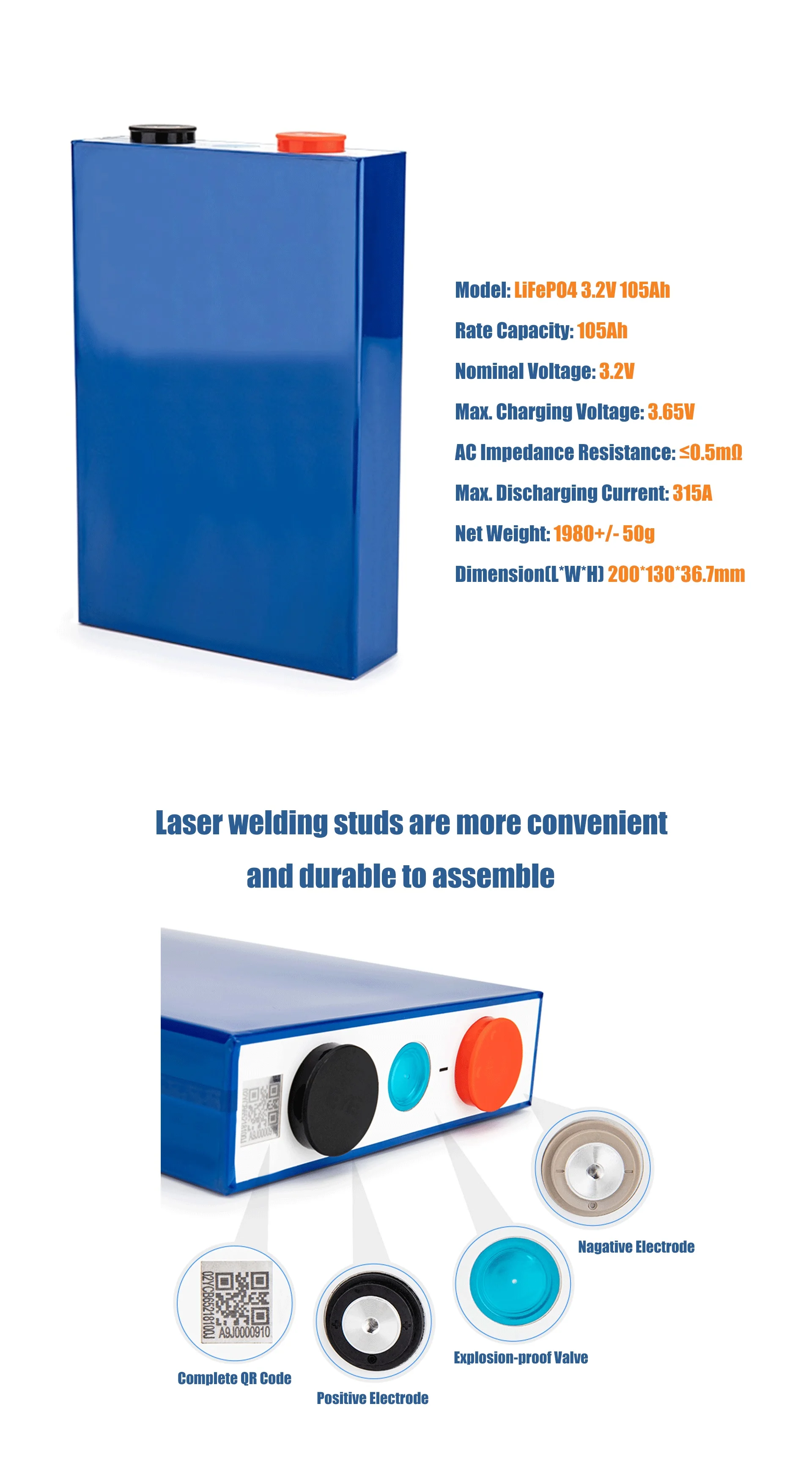 Catl Calb 3.2v 230ah 280ah 300ah Lifepo4 Batteries Lithium Iron ...
