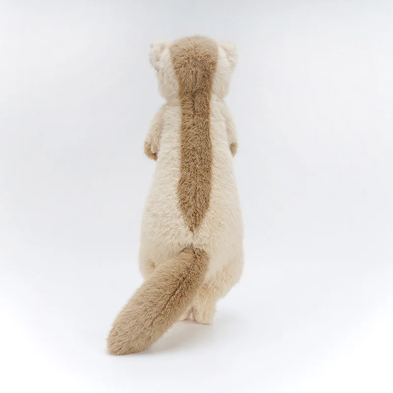 52cm Cute Kawaii Soft White Khaki Plush Ferret Stuffed Animal Toy - Buy ...