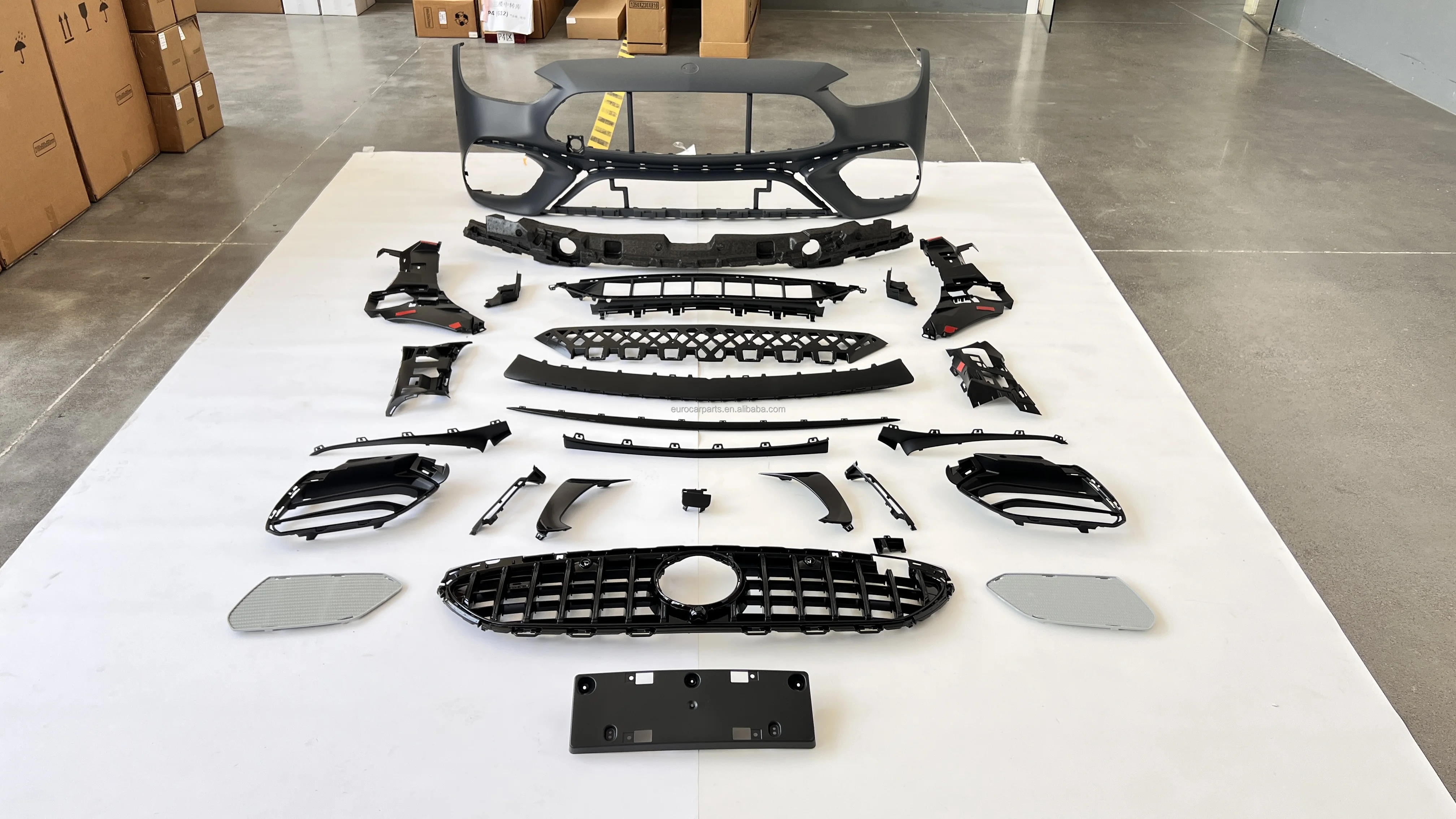 Car Bumpers Body Kit for Mercedes W206 C Class Upgrade