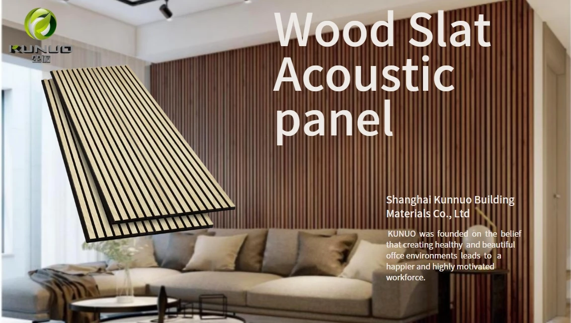 Manufacturer Fluted Groove Soundproofing Wall Panel Wood Grain Veneer ...