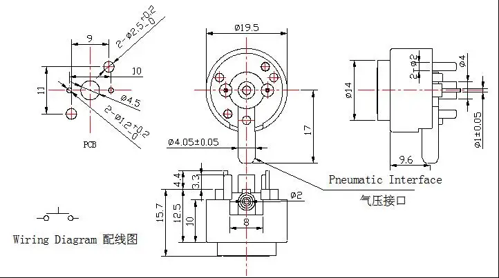 Factory Price Contact Sliver Vacuum Switch for Positive and Negative ...