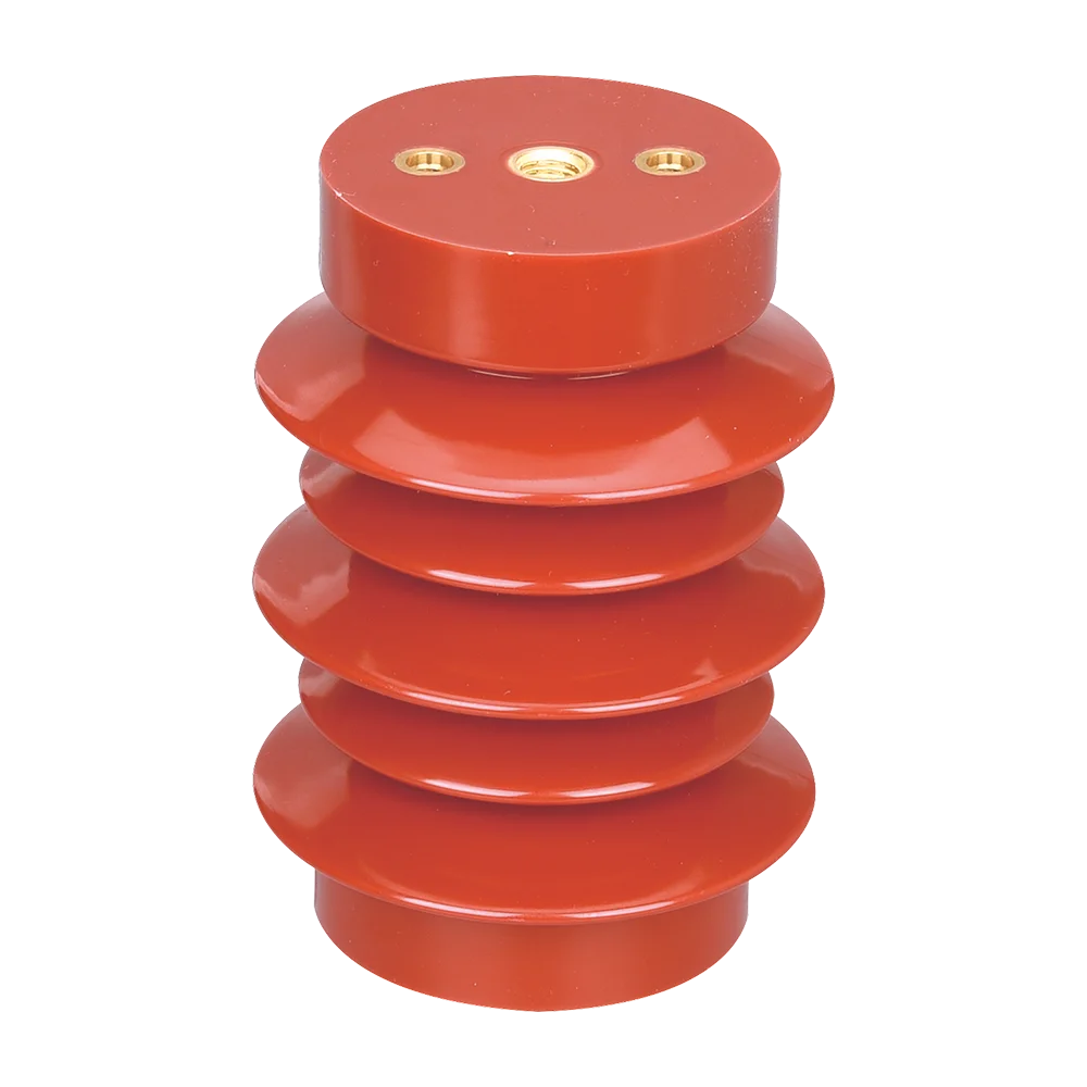 Indoor Medium Voltage Switchgear 12kv Busbar Support Insulator Red ...