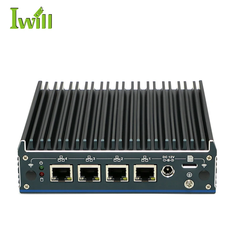 Pfsense firewall router mini server pc firewall mini pc 4 nic with 4g ...