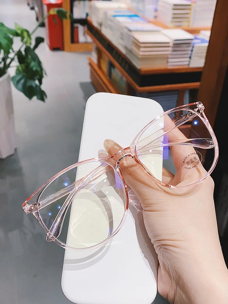 2025 New Retro Round Anti-Blue Light Blue Light Blocking Optical ...