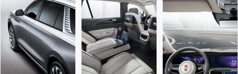 Red Flag Brand Ehs9 H9 Hs9 Used Cars China Ev Cars 6-seat New Energy ...