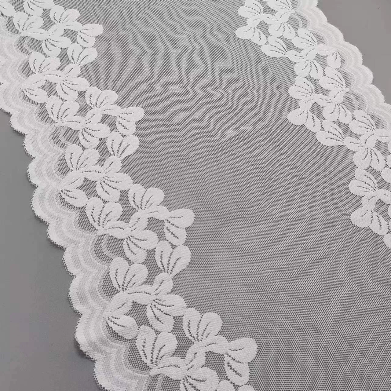 24cm Oem Lace Fabric 2024 Swiss Voile Lace Fabric Black Lace Trim 3d ...