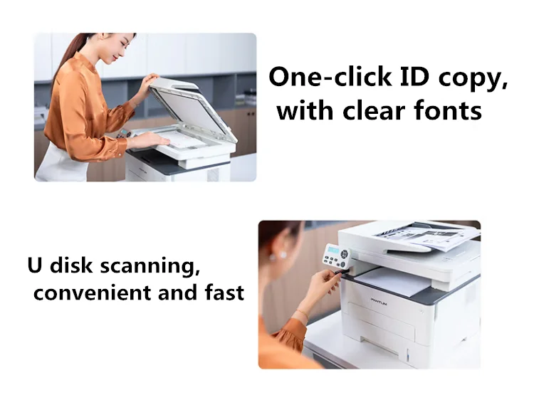 Pantum M7100dn All-in-One Black and White Laser Printer, Scanner, and ...