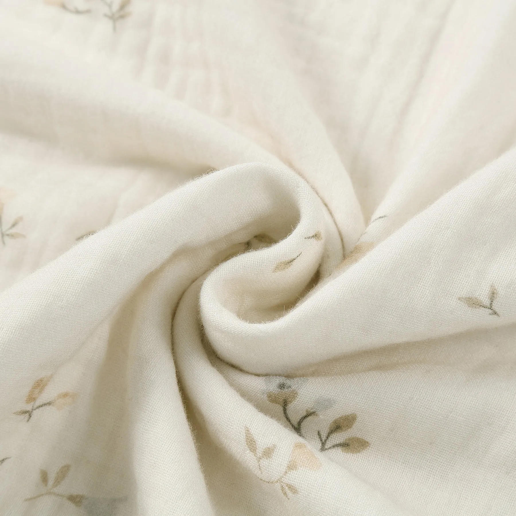 Custom Print Muslin Organic Cotton Bedding Warm Super Soft Knitted Baby ...