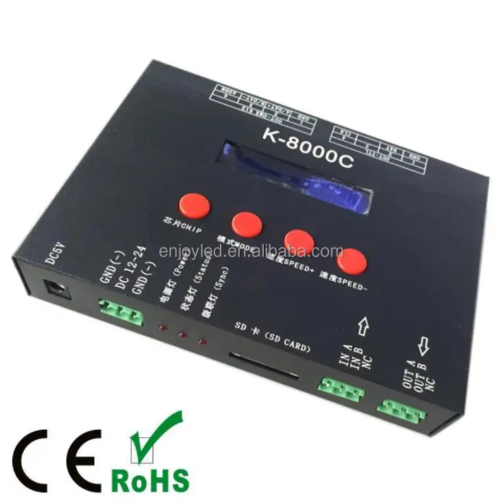 RGB LED Pixel Controller K-8000C - Enjoy 2-Year Warranty