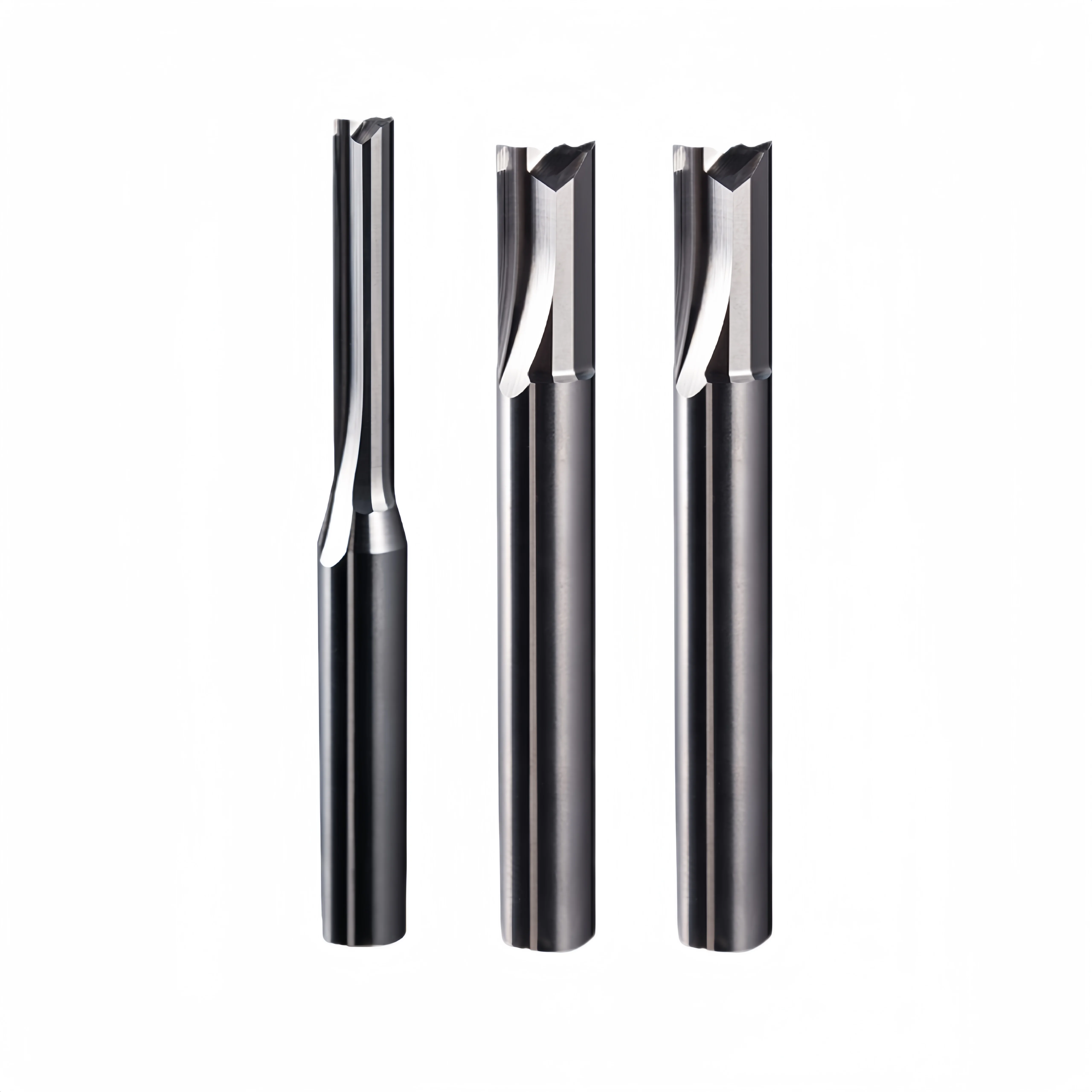 CNC Straight Engraving Cutters 4mm 6mm Two Flutes Straight Router Bits ...