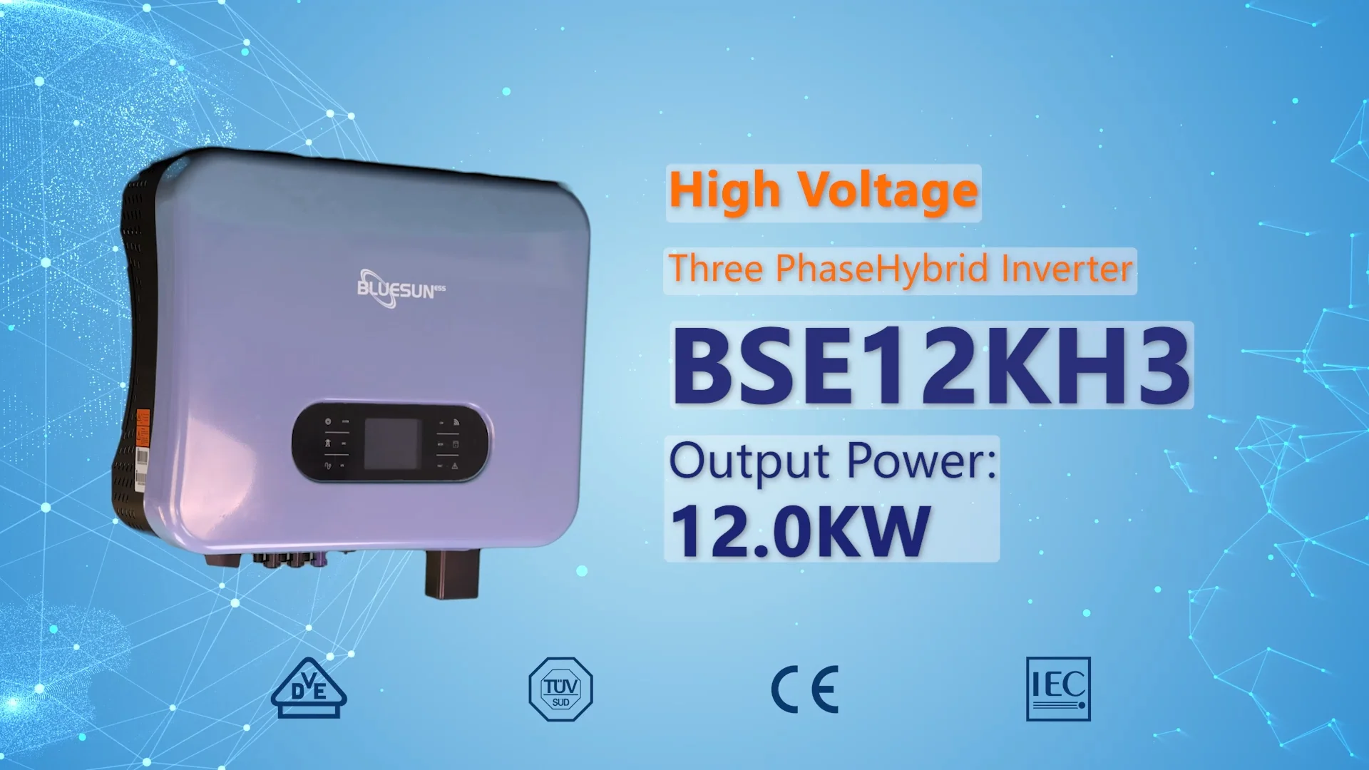 Vde Certificate Approval 10kw Hybrid Solar Inverter With Mppt Charge Controller 10kw Solar Panel ...