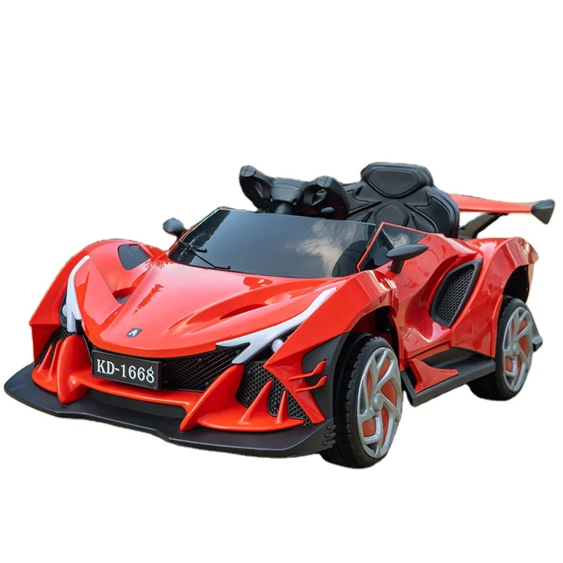 Red electric car for children boys and girls kids electric cars 12v ...