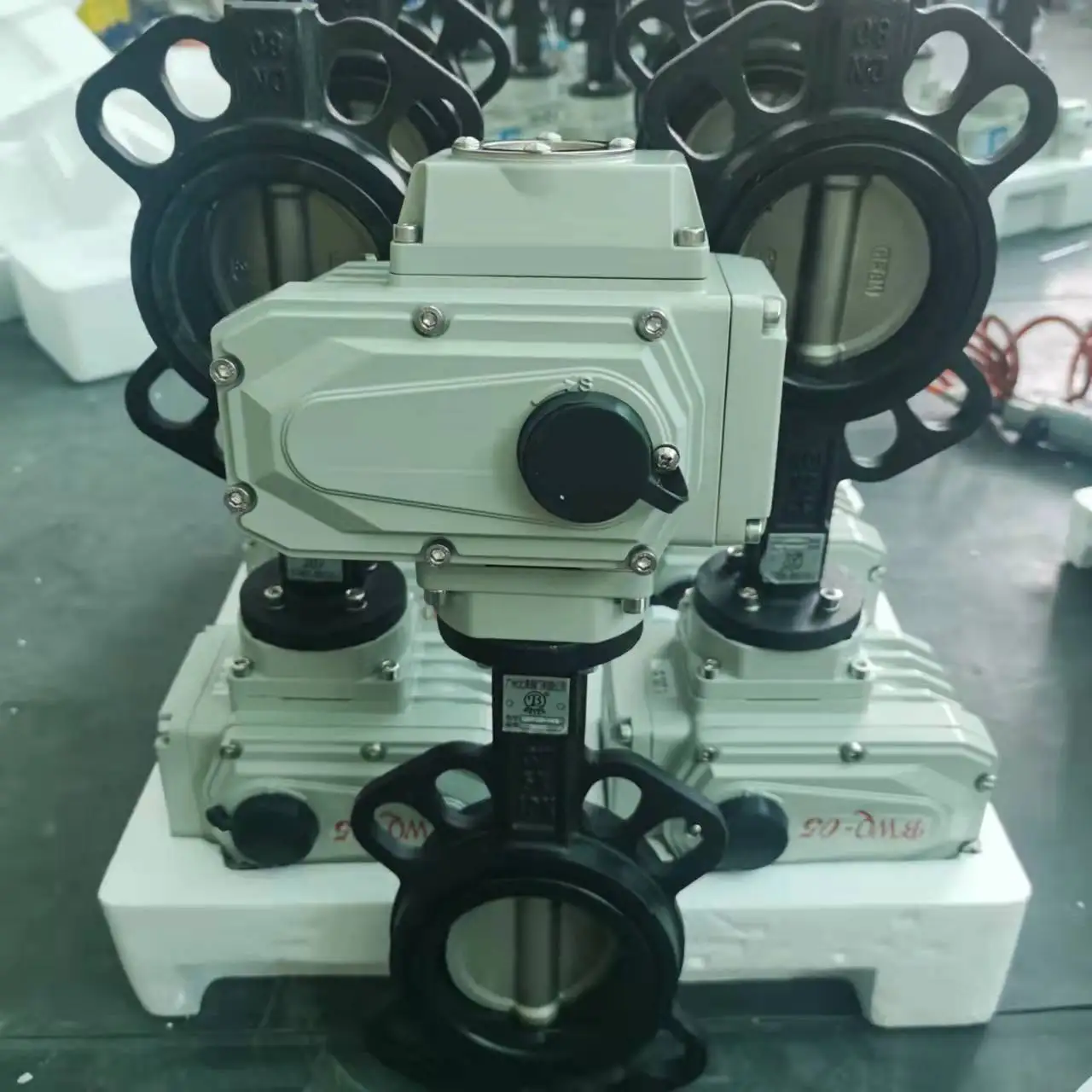 High Quality Wholesale Odm Oem D971x-16q Ductile Iron Electric Control Butterfly Valve Butterfly ...