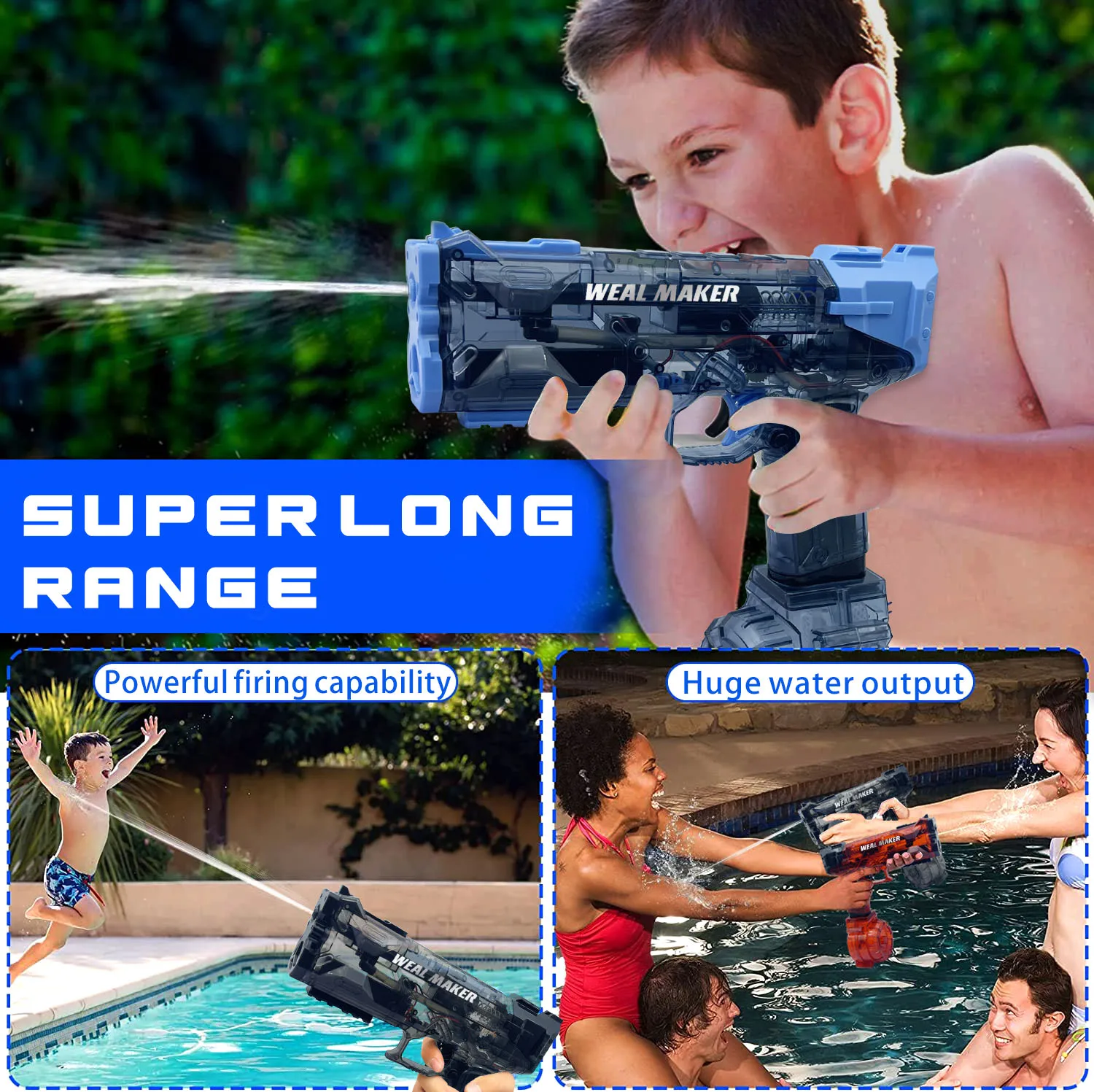 Electric Automatic Continuous Electric Water Gun Large Capacity Water ...