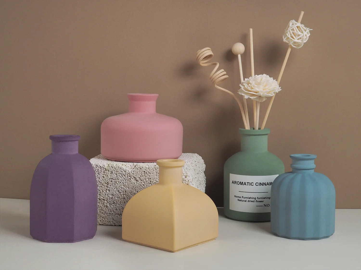 DIY Gypsum Cement Vase Silicone Mold - Creative Aromatherapy Decor