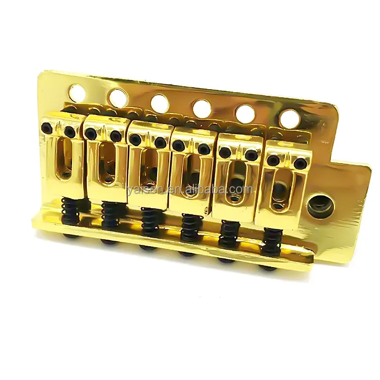 6 String Saddle Guitar Bridge Top Load Guitar Tailpiece For Electric ...