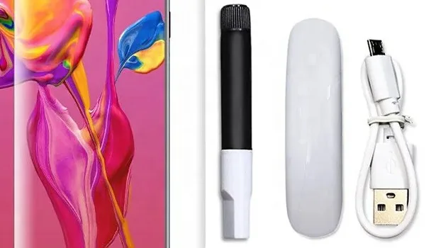 Uv Liquid Glue Curve Glass Ultraviolet Light Screen Protector For ...