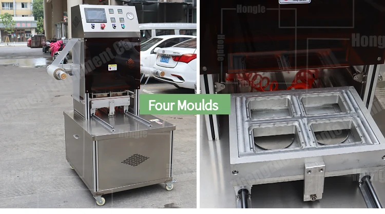 Nitrogen Gas Map Plastic Table Top Blister Tray Sealing Machine ...