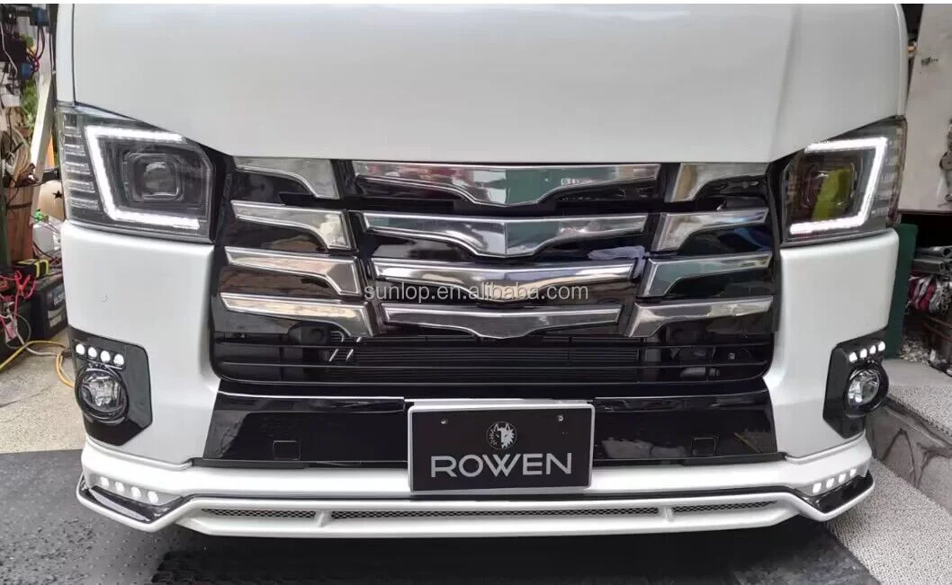 Sunlop Hiace Auto Modified Part #7103 Front Grille for Hiace 200 Narrow ...