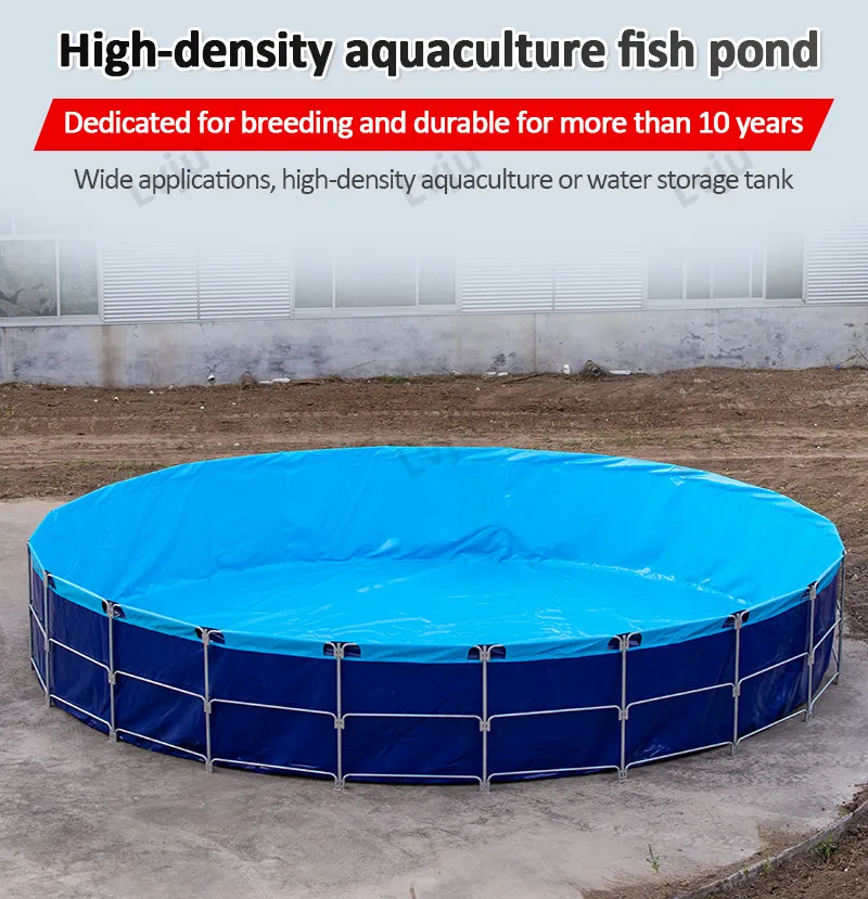 Foldable PVC Fish Tank - Durable Aquaculture Solutions