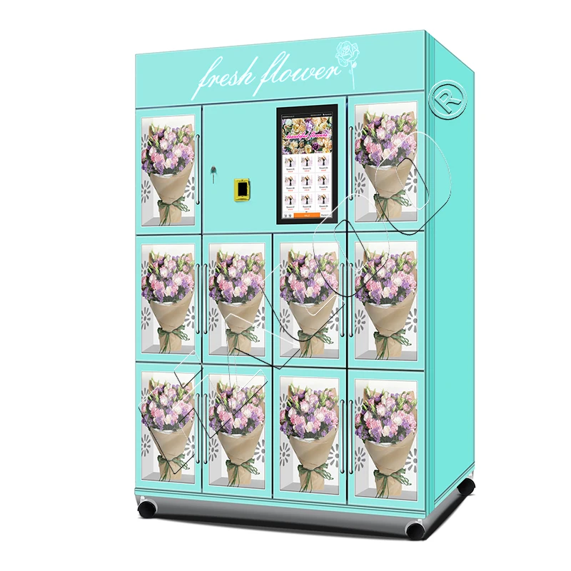 Haloo Vending Machine Supplier Mquina Expendedoras Hielo Florist ...