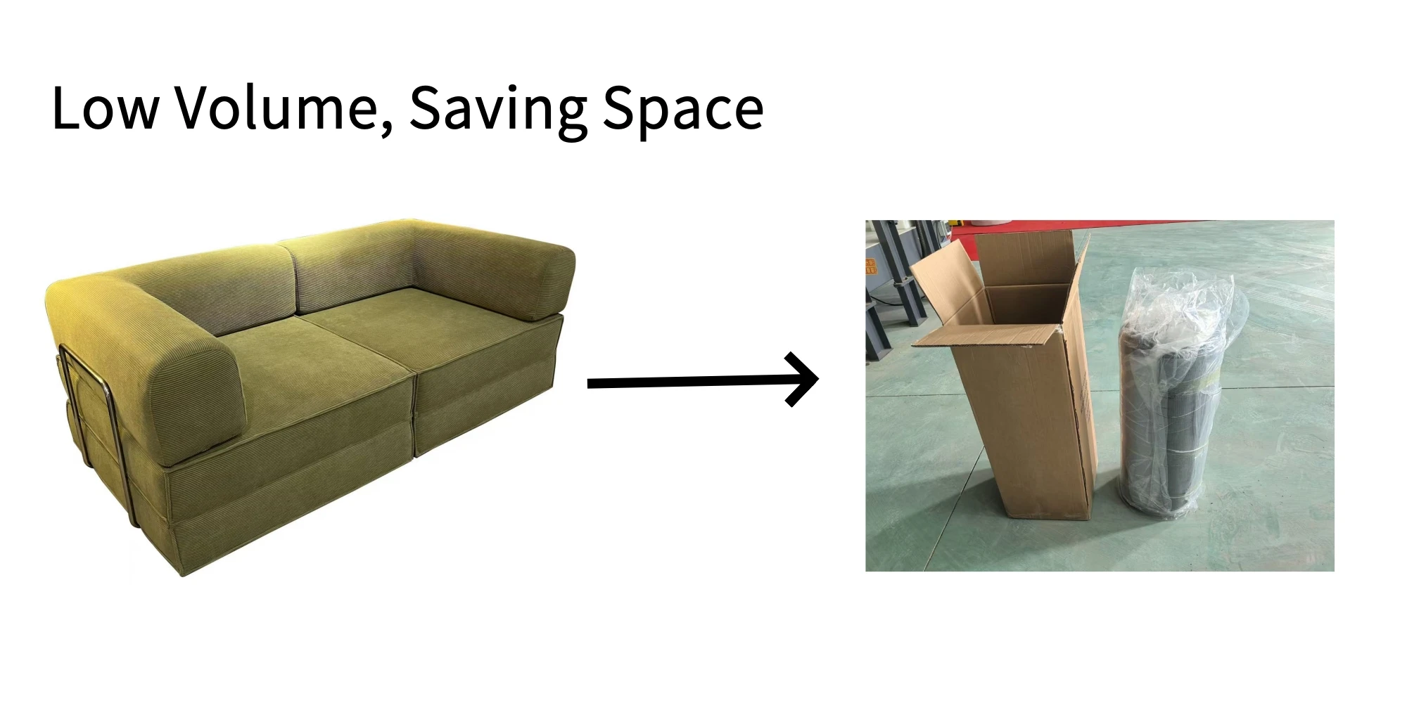 Modern Modular Living Room Couch Air Compressed Sofas Sealed Vacuum ...