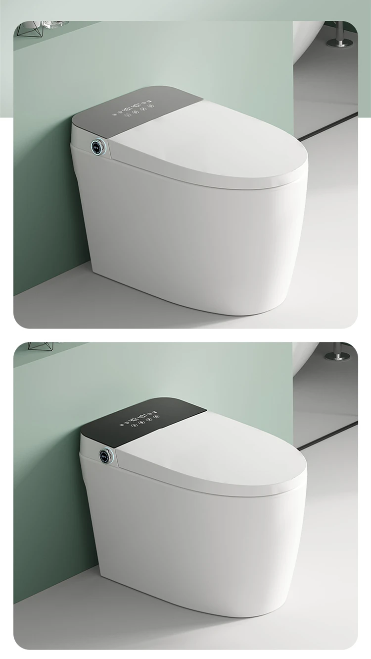 Modern White Color Hot Intelligent Sanitary Ware Floor Mounted Toilet ...