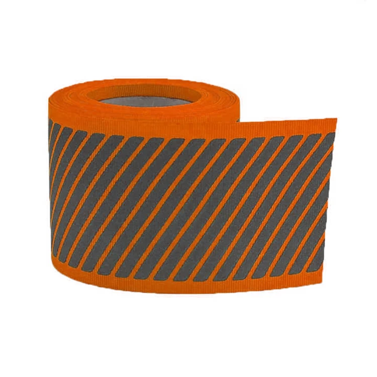 Hi-Vis Reflective Polyester Webbing Tape Printable Warning Strip Tape ...