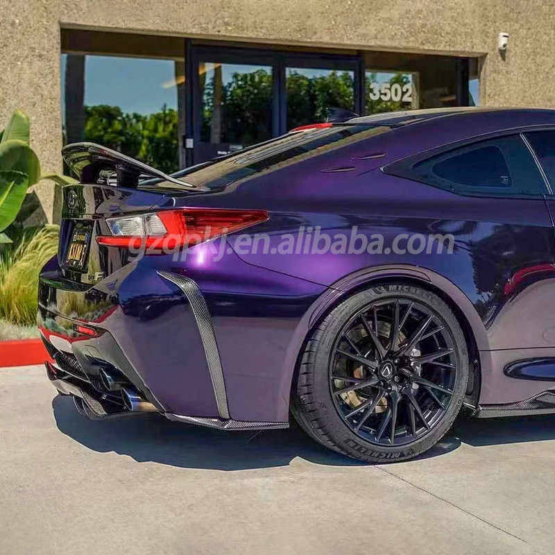 Rear Bumper Carbon Fiber Rear Spoiler Rear Blade Tuyere Trim For Lexus ...