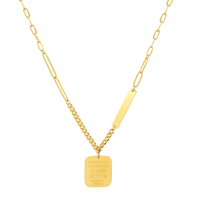 Wholesale Designer Charms Stainless Steel Necklace Women