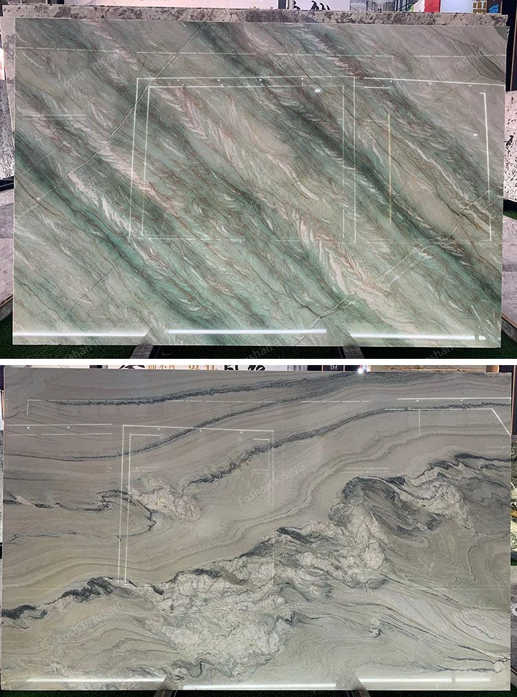 Luxury Brazilian Translucent Quartzite Stone Wall Veneer