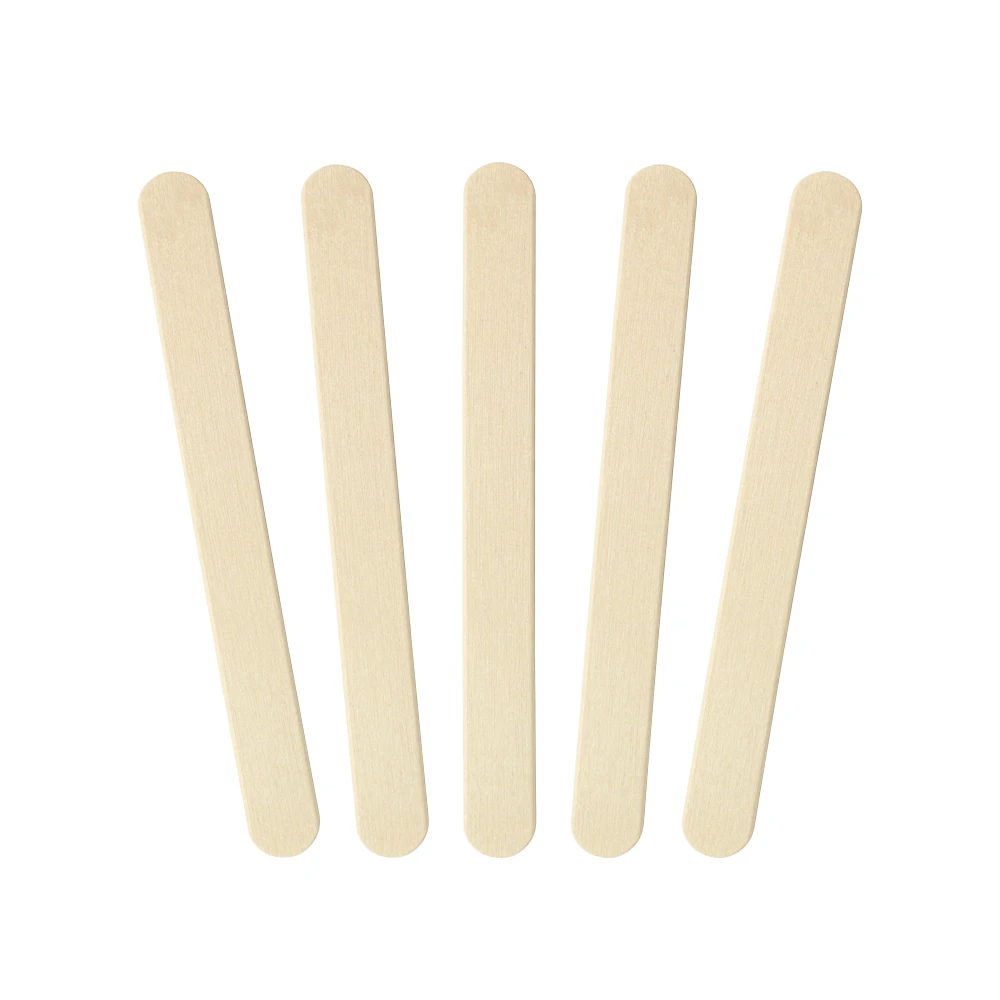 Natural birch wooden ice cream stick 93x10x2 mm (round edge, 3-4 grade ...