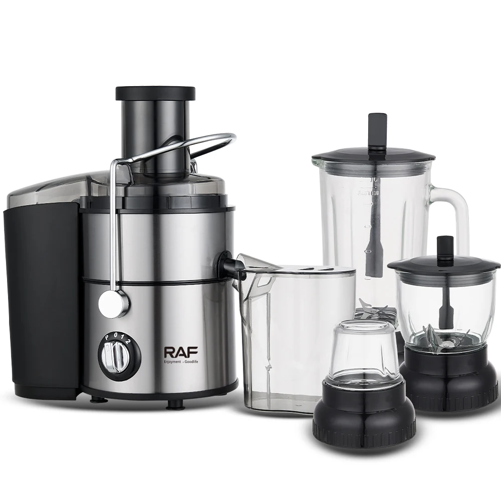 Alibaba.com: RAF 4-in-1 electric juicer with masticating, centrifugal, and cold press functions ...
