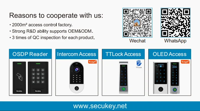 Secukey OSDP Reader - Reliable 13.56mhz & 125khz Card Reader