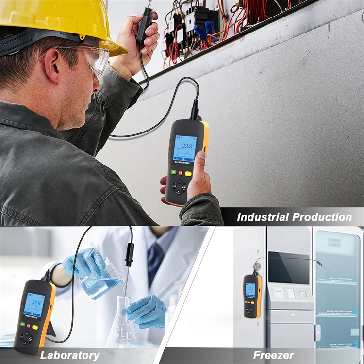Handheld Temperature Data Logger Industrial Usage High Accuracy PTD601 ...