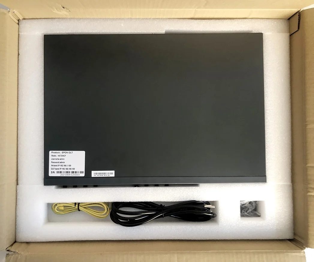 Hioso 4PON EPON OLT with 10G Uplink - Reliable FTTH Solution