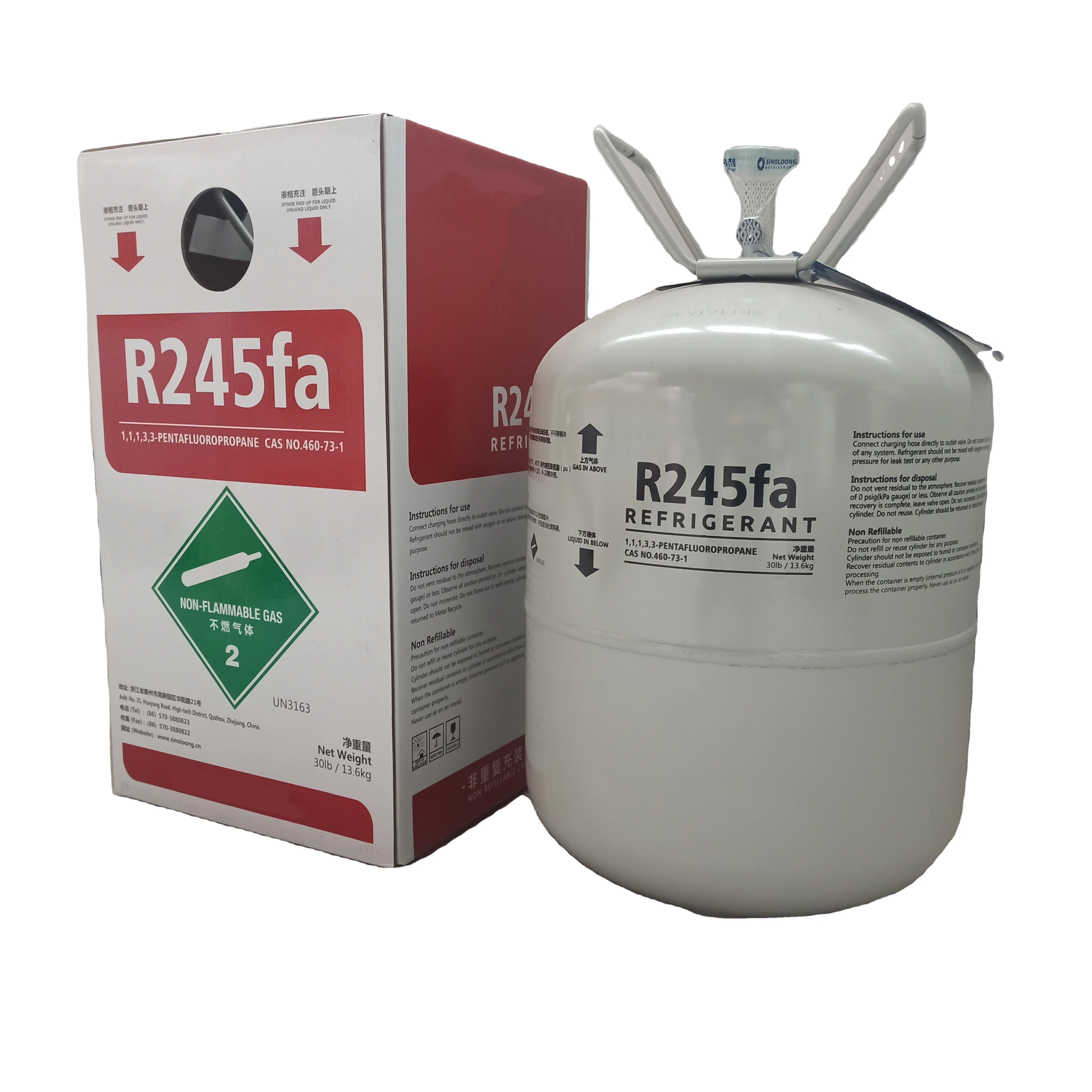 Wholesale Good Price Refriegrant Gas R245fa Productr 245fa Refrigerant ...