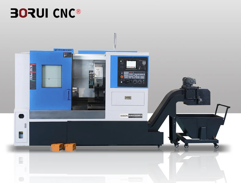 Cnc Machine Turning Milling Center 5 Axis Br-20h-400 Hard Rail Lathe ...