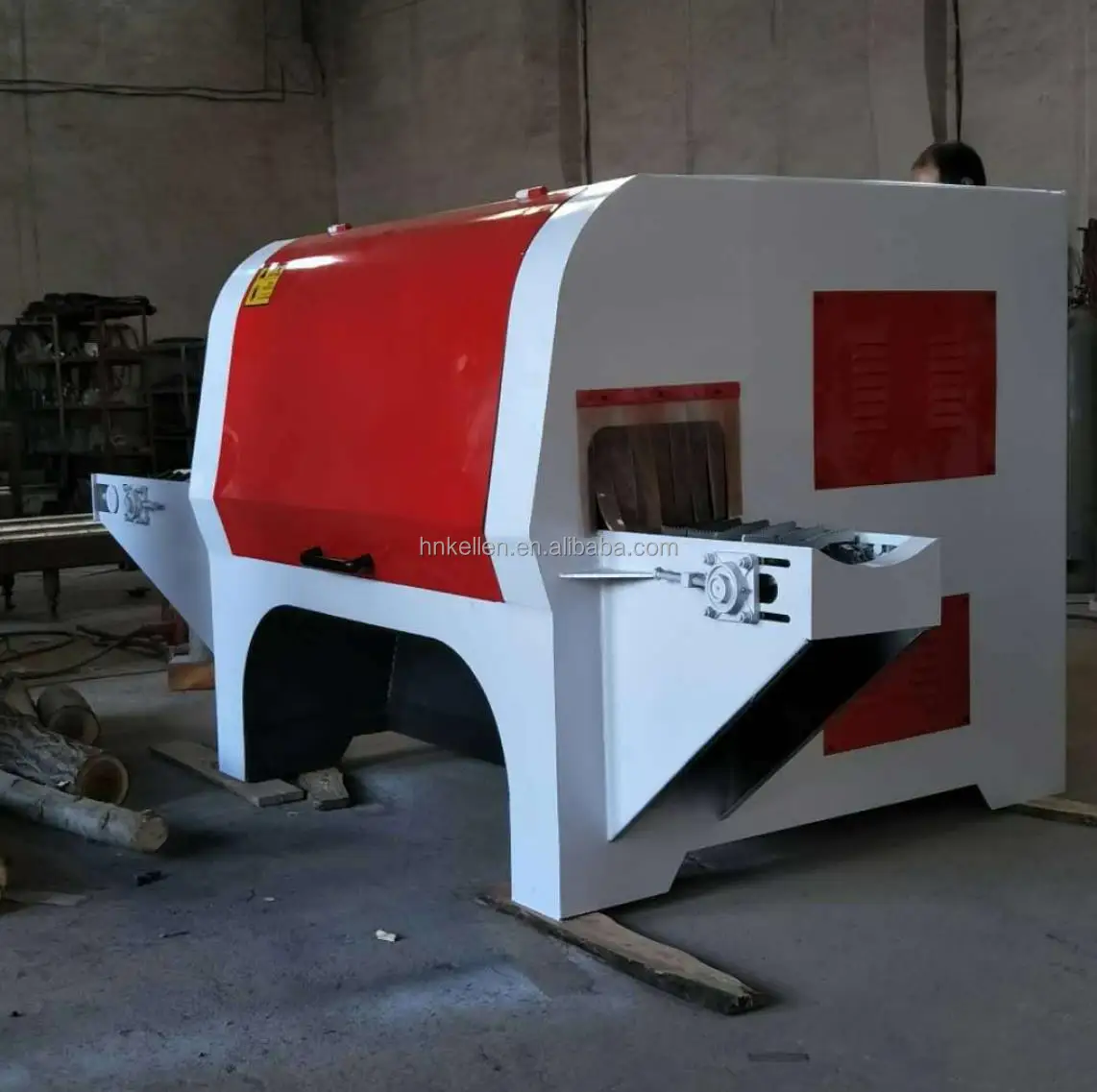 Wooden Bread Slicer Automatic Log Sawing Multi Blades Rip Saw ...