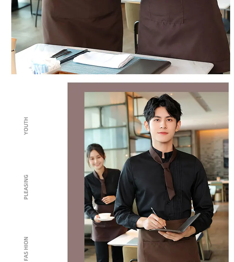 Waiter Uniforms Hamburger Shop Milk Tea Shop Fast Food Shop Staff ...