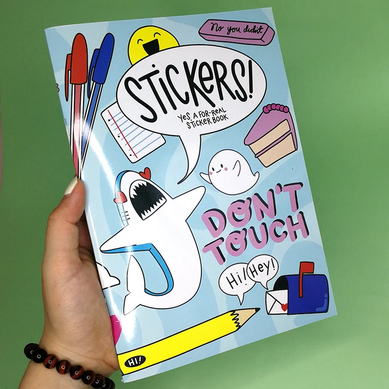 Custom Double Sided Release Paper A5 Sticker Book Printing - Buy Fanny ...