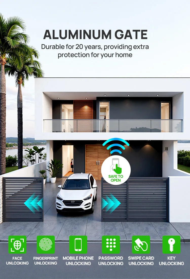 Robust Motorized Sliding Safety Gates for Schools & Factories